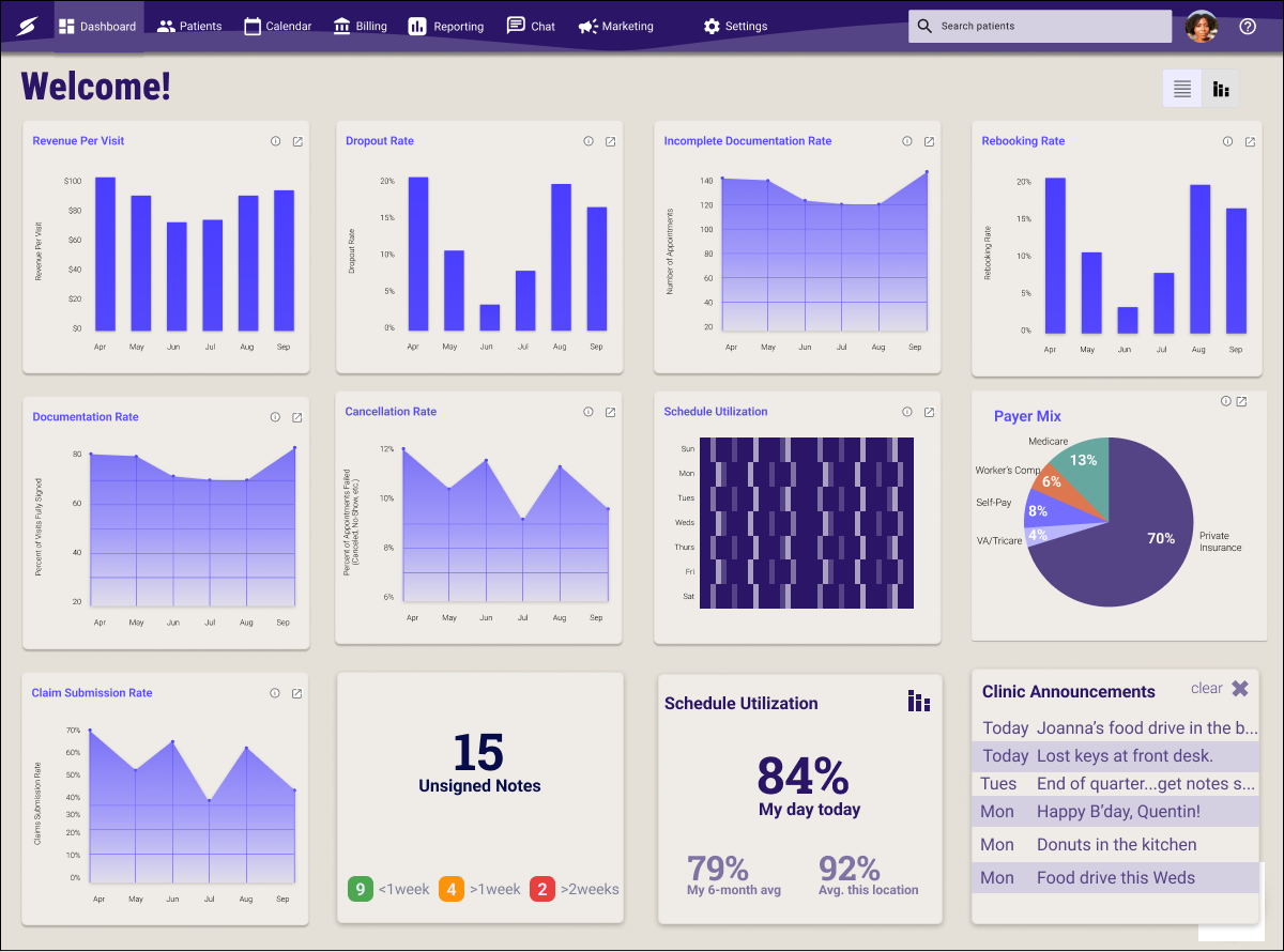 PT Practice Management Software - Stride | AI powered Physical Therapy ...