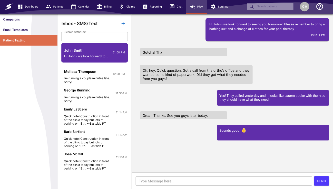 Patient Relationship Management - Stride | AI powered Physical Therapy ...